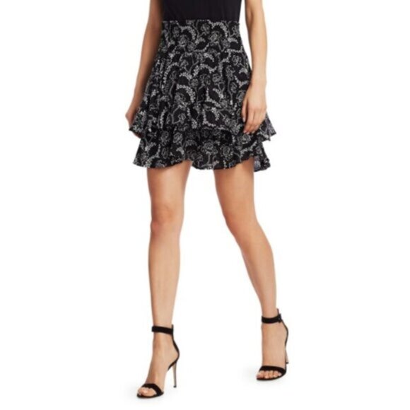 A.L.C. | Skirts | Last Chance New Alc Cotton Silk Vera Floral Smock ...